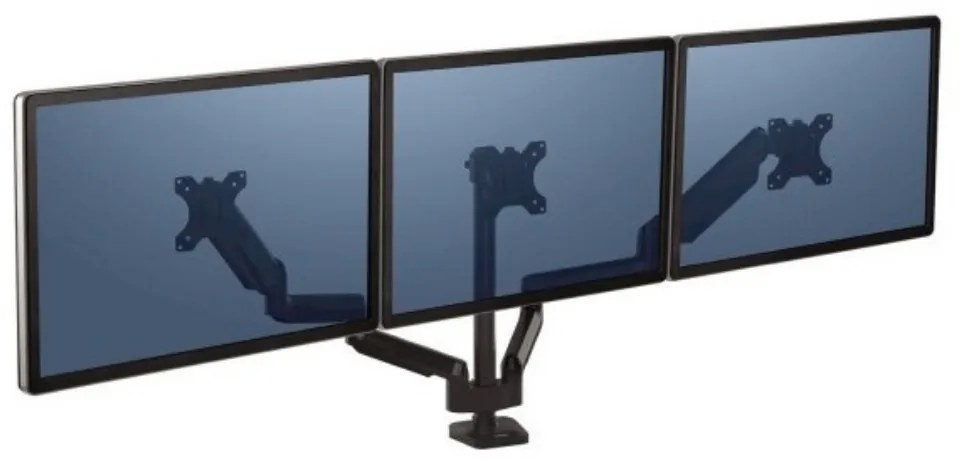 Držák monitoru Fellowes Platinum 3 ramena vedle sebe, černá