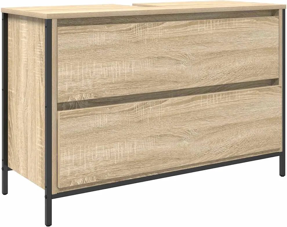 Sada koupelnového nábytku 3 ks Sonoma dub 90 x 34,5 x 60 cm 3328360