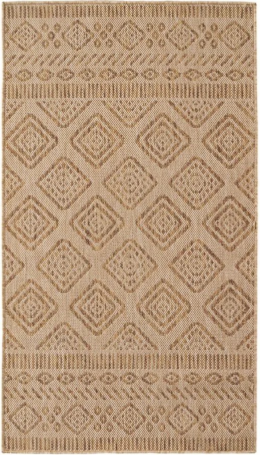 Béžový vnitřní a venkovní koberec 80x150 cm Mira 1452 – Ayyildiz Carpets