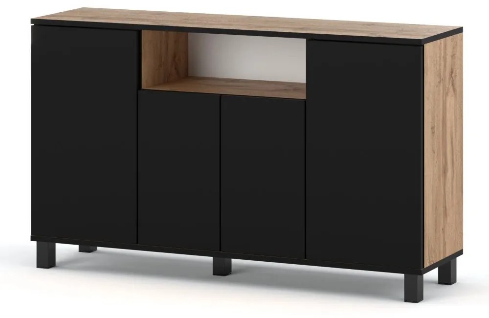 Stiv-Meble Komoda Loft 140 cm - dub sonoma