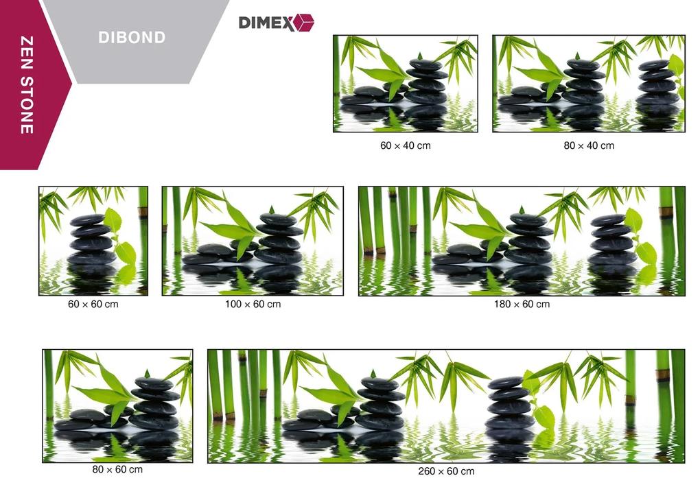 DIMEX | Dibond za kuchyňskou linku DBW-06040-032 | 60 x 40 cm | Kameny Zen