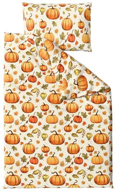 Povlečení z mikrovlákna AUTUMN PUMPKINS barevné Rozměr povlečení: 70 x 90 cm | 140 x 220 cm