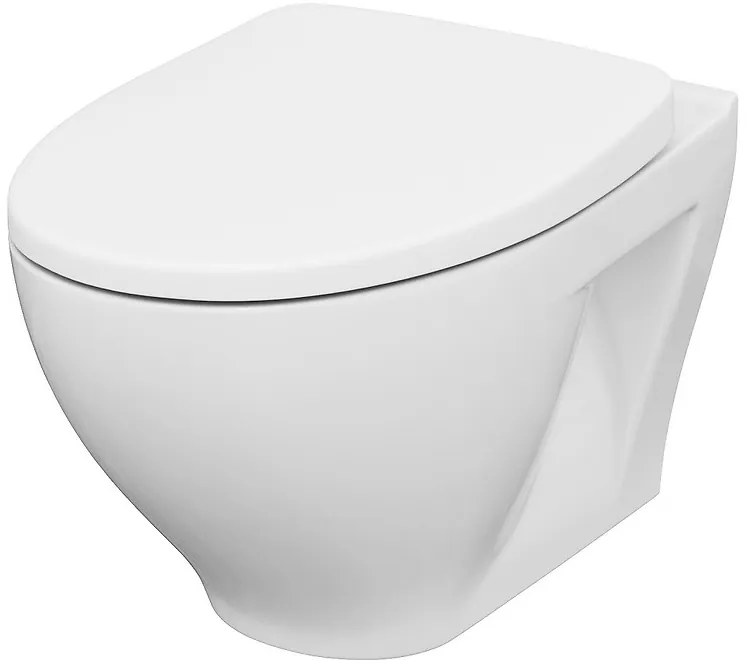 Cersanit Moduo CleanOn závěsná wc mísa + antibakteriální toaletní sedátko z duroplastu, K701-262