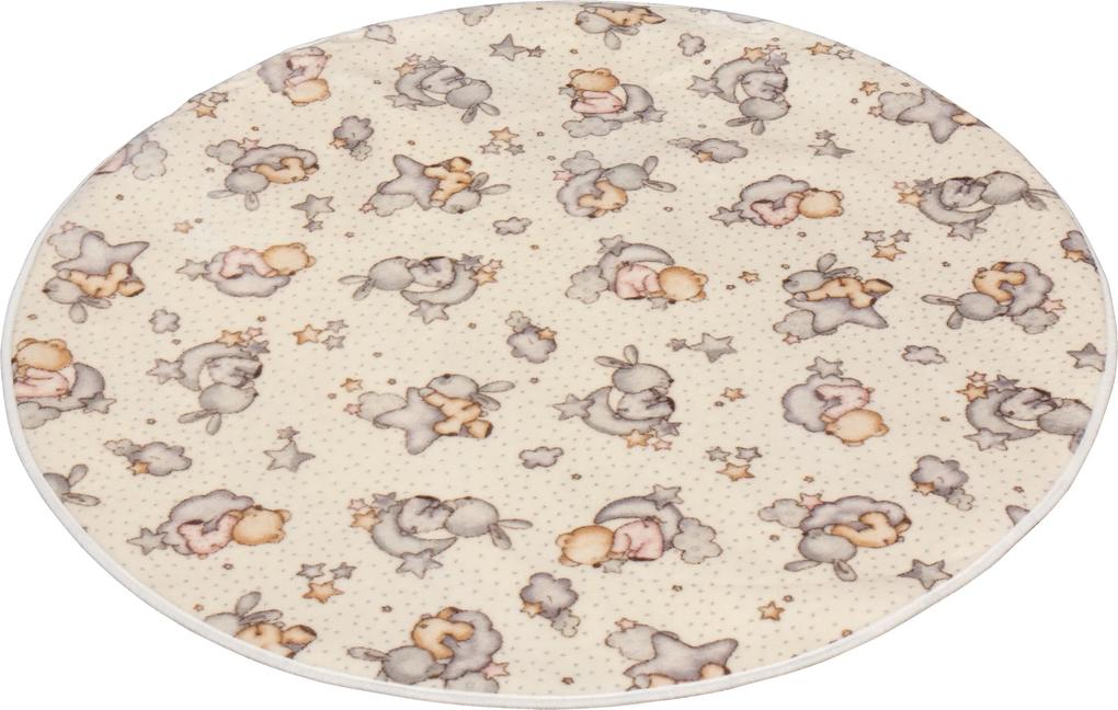 Scarlett dětský kobereček Méďa - 118 cm - béžový