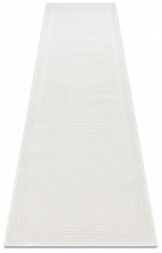 Kusový koberec Duhra bílý atyp 80x200cm