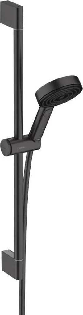 Hansgrohe - Set sprchové hlavice, 3 proudy, EcoSmart, tyče 67 cm a hadice, matná černá 24161670ROZ2