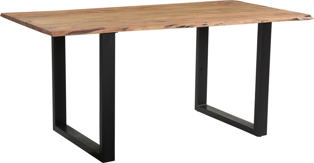 XXXLutz JÍDELNÍ STŮL, akácie, černá, barvy akácie, 160/85/76 cm Linea Natura - 002193002201