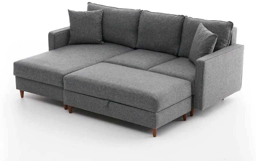 Atelier del Sofa Rohová sedací souprava Eva Left - Grey, Šedá