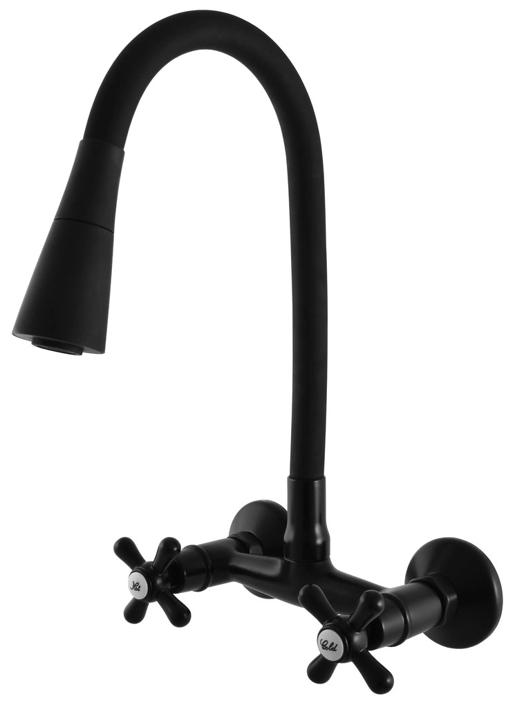 Slezák Rav Morava Retro MK102.0/13CMAT dřezová baterie 100 mm černá matná