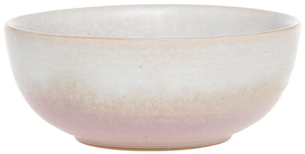 Béžovo-růžová rustikální miska Valence Dusty Rose - Ø 15*6 cm / 570 ml
