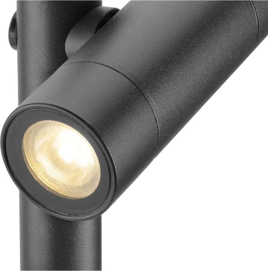 LA 1007868 HELIA SLIM Pole Single LED, venkovní stojací lampa, černá IP65 3000K - BIG WHITE (SLV)