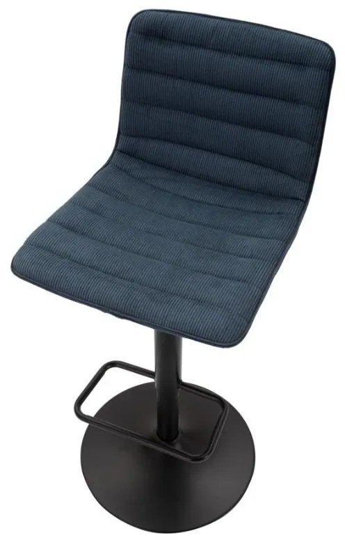 Designová barová otočná židle Camaxtli modrá