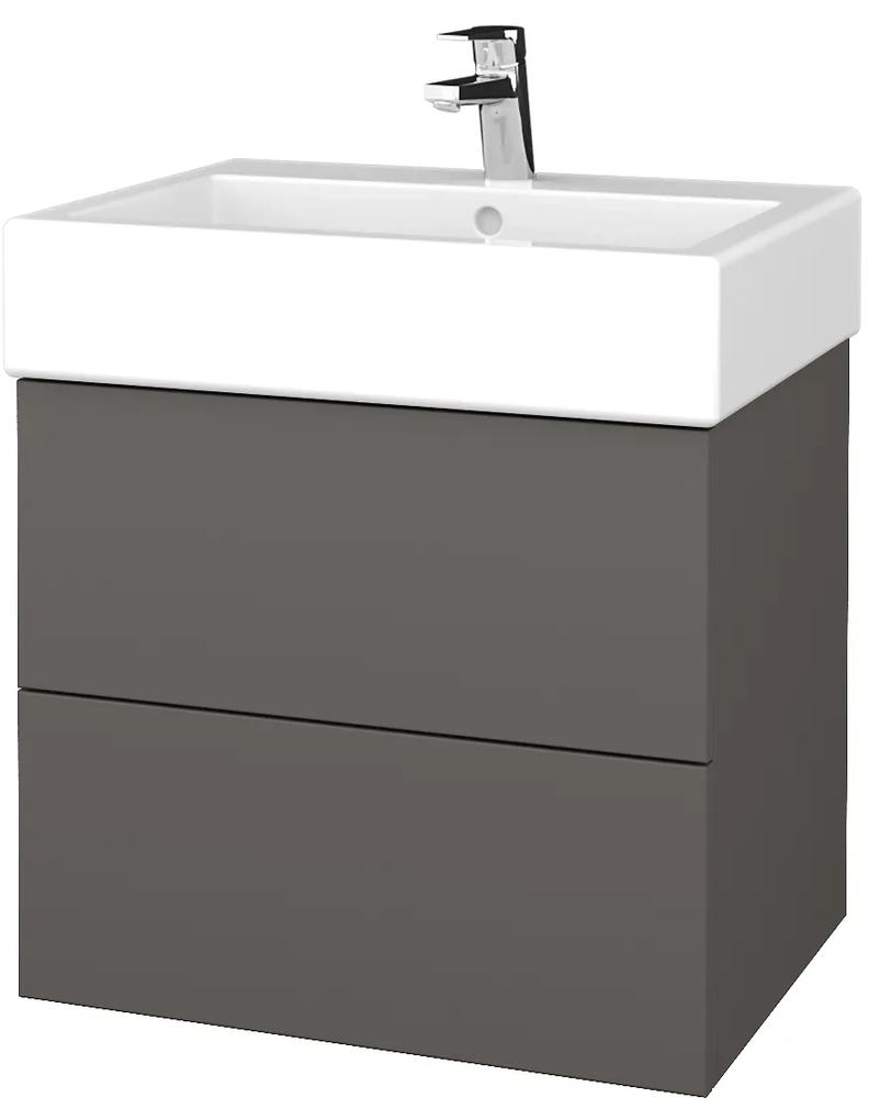 Dřevojas Koupelnová skříň VARIANTE SZZ2 60 Varianta: N01 Bílá lesk / D09 Arlington