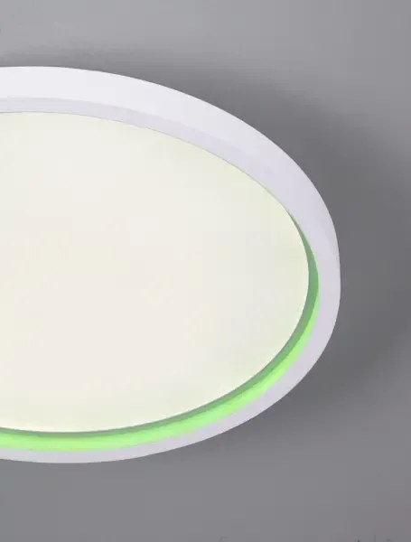 Moderní stropní svítidlo Chet RGB 39 s dálkovým ovládáním