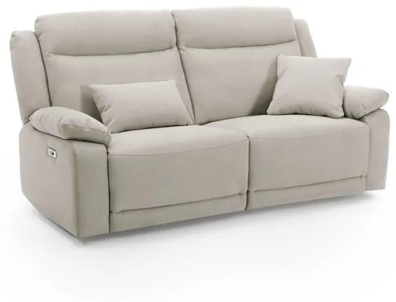 Pregio Italia sofa&relax Velká sedací souprava Comfort Provedení: 2 místná + lehátko, Vzorník látek: tekno fibra 33 dark grey