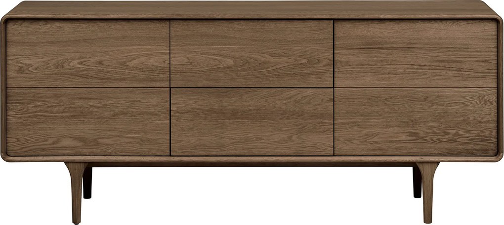 House Nordic Komoda DARWIN tmavě hnědá 180×45 cm 3150101