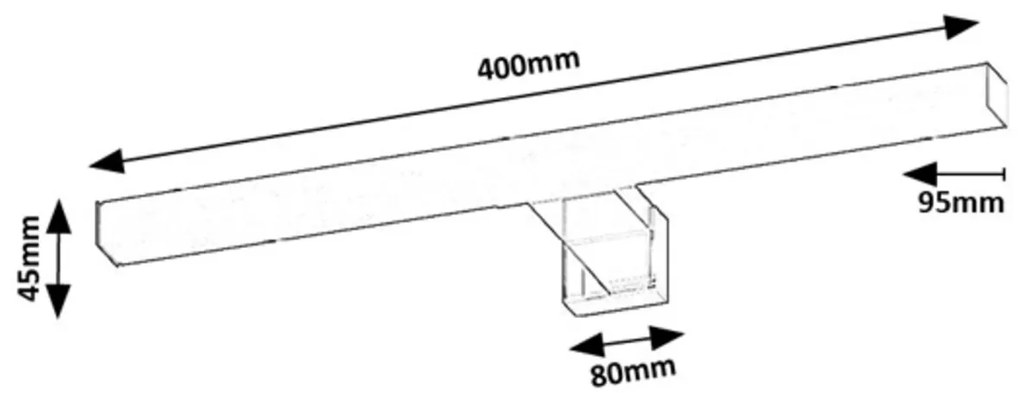 Rabalux OLIRO LED koupelnové svítidlo 75051