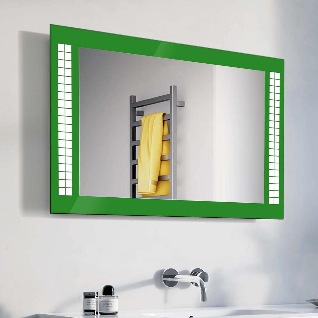 Zrcadlo Cuba LED Green Rozměr: 40 x 40 cm