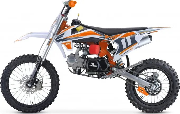 Leramotors Shark 125ccm 4T 17/14 - pitbike, oranžová