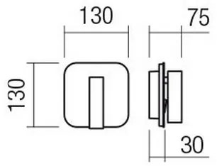 Redo 01-2977 - LED Nástěnné svítidlo QUDA LED/6W/230V + LED/3W CRI 90 USB zlatá