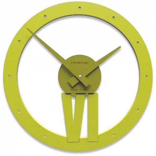 Designové hodiny 10-015 CalleaDesign Xavier 35cm (více barevných variant) Barva oranžová-63 - RAL2004