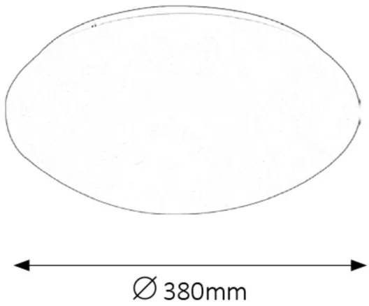 Rabalux 3439 - LED koupelnové stropní svítidlo LUCAS LED/24W/230V