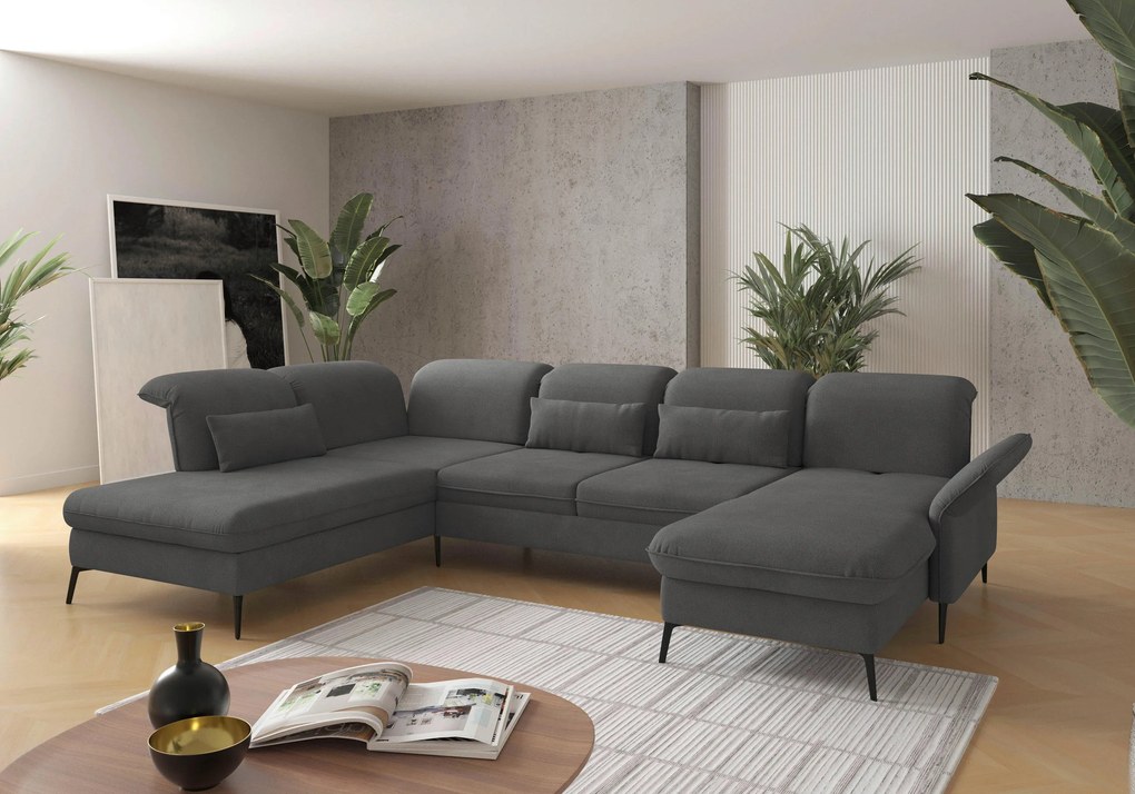 XXXLutz SEDACÍ SOUPRAVA, textil, šedá Sit & More - Sedací soupravy - 00014401185D