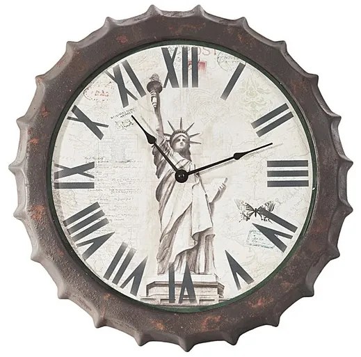 Moderní nástěnné hodiny CITY 42 cm