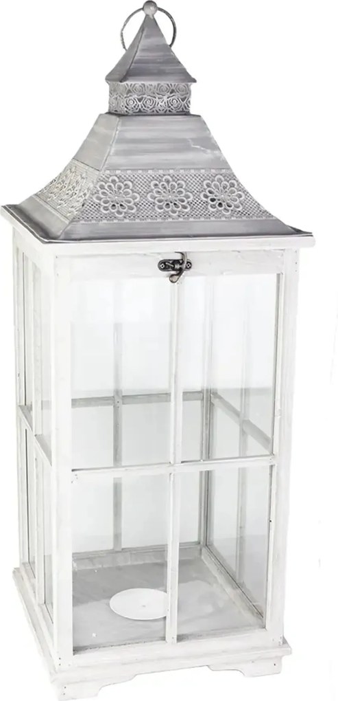 Dřevěná lucerna Morex D2673, velká, 80,5 cm