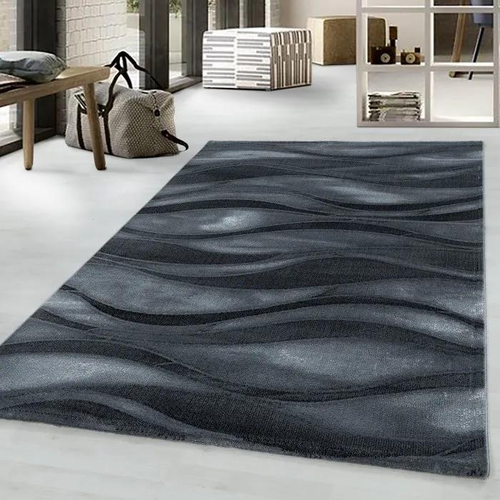 Vopi | Kusový koberec Costa 3528 black - 140 x 200 cm