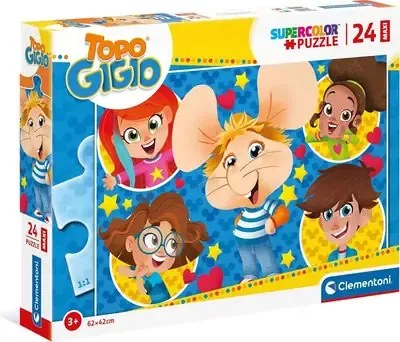 Clementoni PUZZLE Myšák Gigio MAXI / 104 dílků / od 4 let