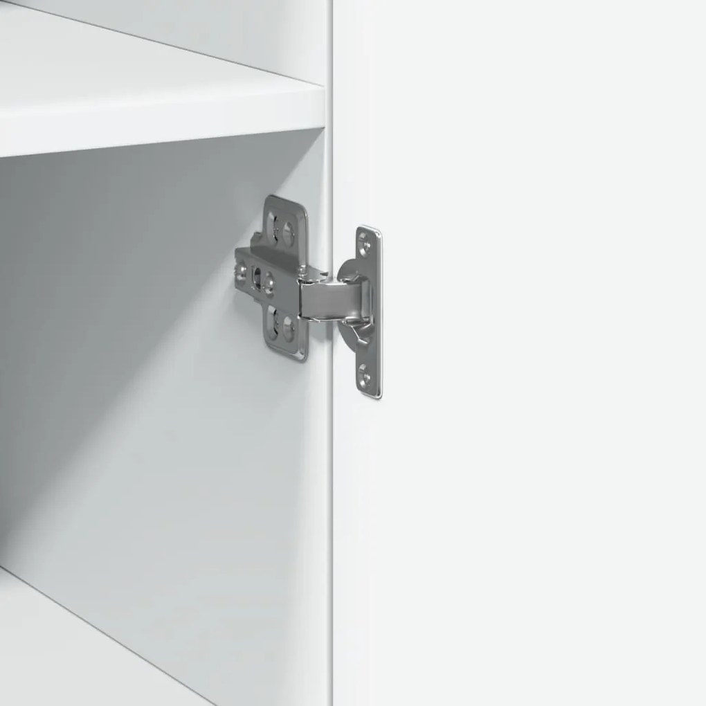 Skříň highboard bílá 40 x 42,5 x 185 cm kompozitní dřevo 3281399