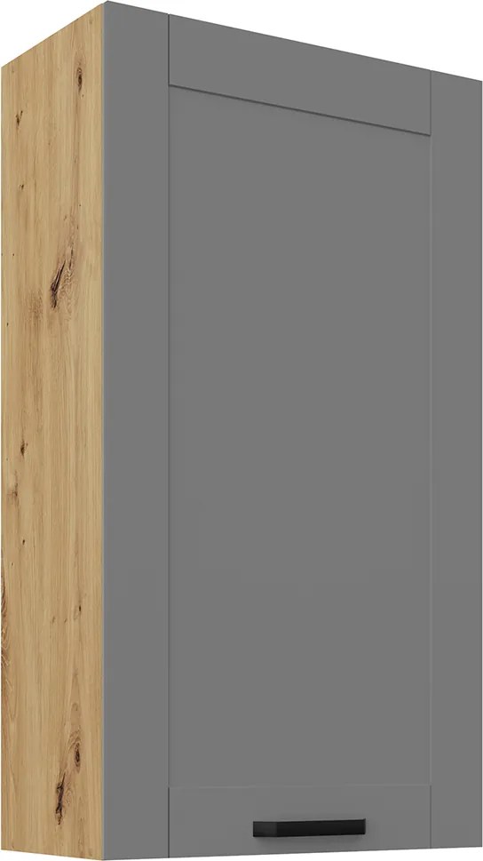 LUNA du | horní skříňka 60 G-108 1F s policemi | 60 cm | EXTRA VYSOKÁ | UNI dvířka | artisan/šedá