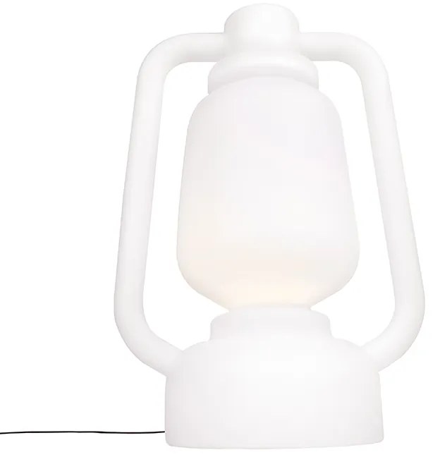 Stojací lampa bílá 110 cm IP44 - Storm Extra Large