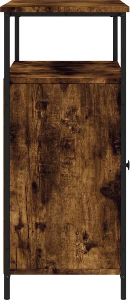 vidaXL Příborník 100 x 35 x 80 cm kompozitní dřevo [835501] Barva: Černá