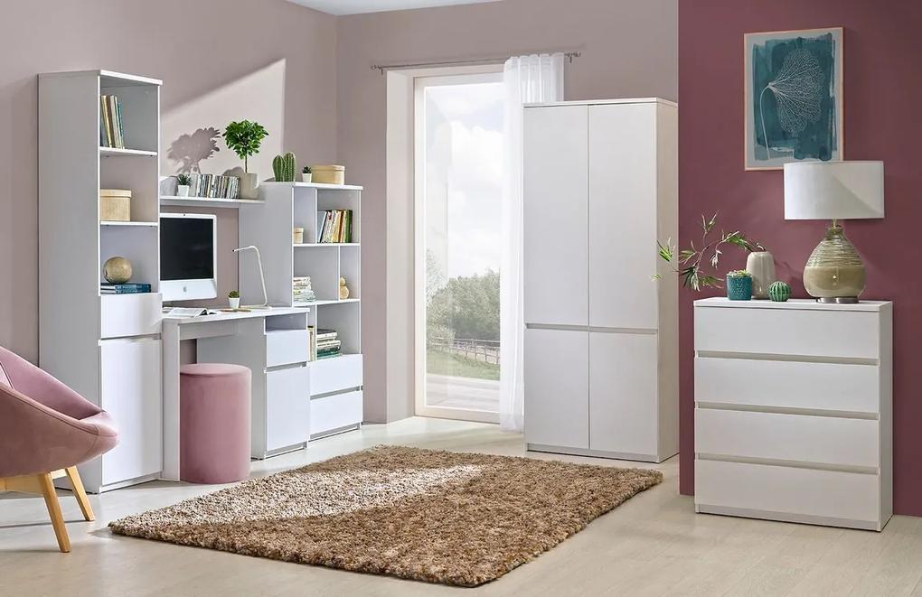 Casarredo - Komfort nábytek Regál ARITZO 04 2S se zásuvkami, výběr barev | barva: dol-dub-wotan-bílá-arktik
