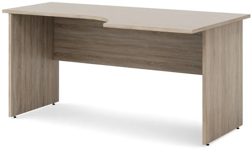 Kancelářský stůl Impress 160x90 cm - pravý Barva: Dub sonoma