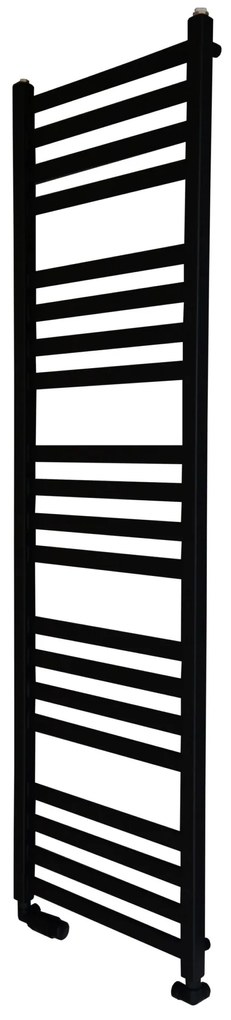 Regnis LOX, topné těleso 300x1190mm, 582W, černá matná, LOX120/30/D300/BLACK