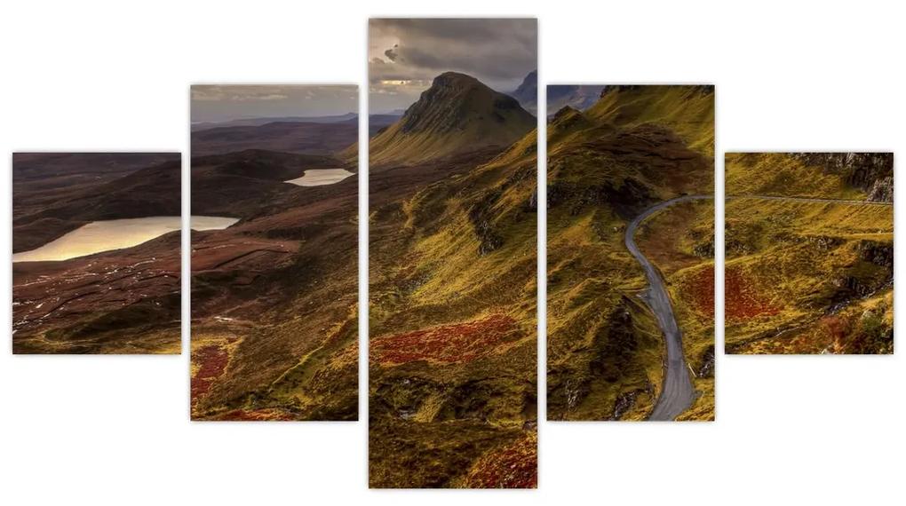 Obraz skotských hor (125x70 cm)