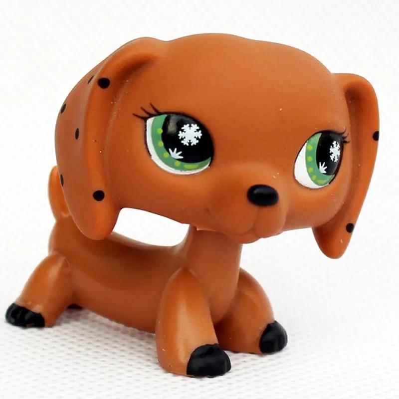 Littlest Pet Shop postavičky Motiv: hnědý jezevčím a puntíky na uších