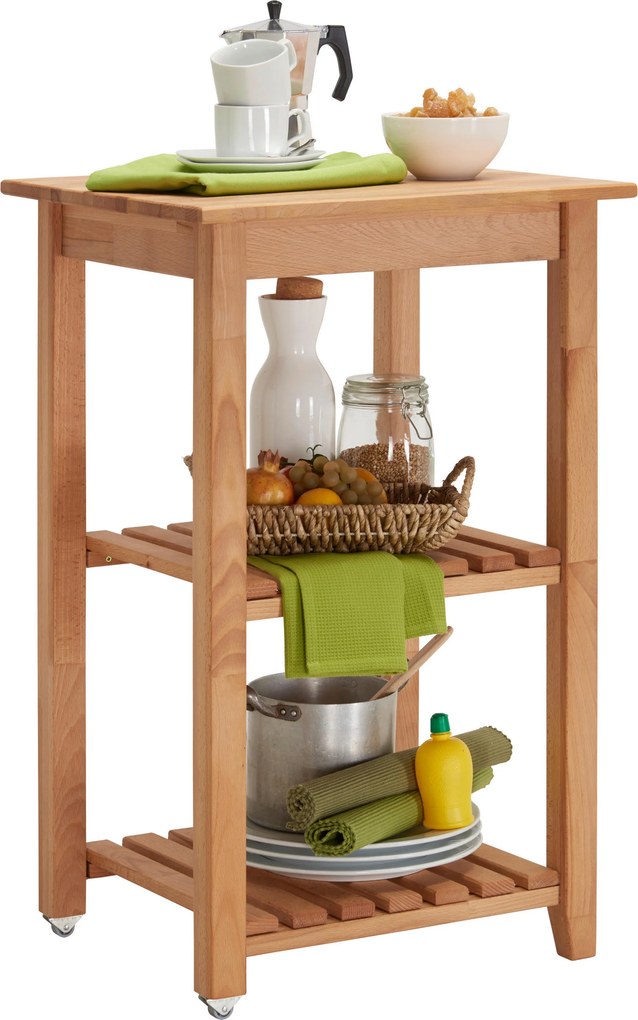 XXXLutz SERVÍROVACÍ VOZÍK, barvy buku, 53/85/46 cm Carryhome - Barové vozíky - 002748005001
