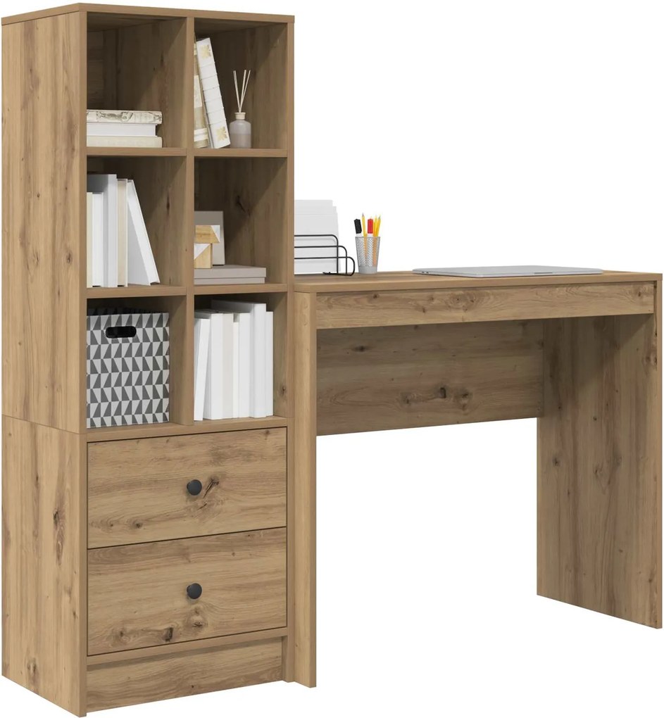 Stůl Artisanový dub 135,5 x 40 x 127 cm 2 ks 3337328