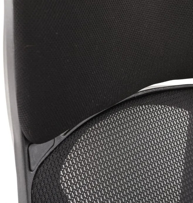 Ergonomická kancelářská židle VIGELTI - černá síťovina Barva: černá