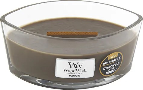 WoodWick - vonná svíčka Oudwood (Pryskyřice) 453g