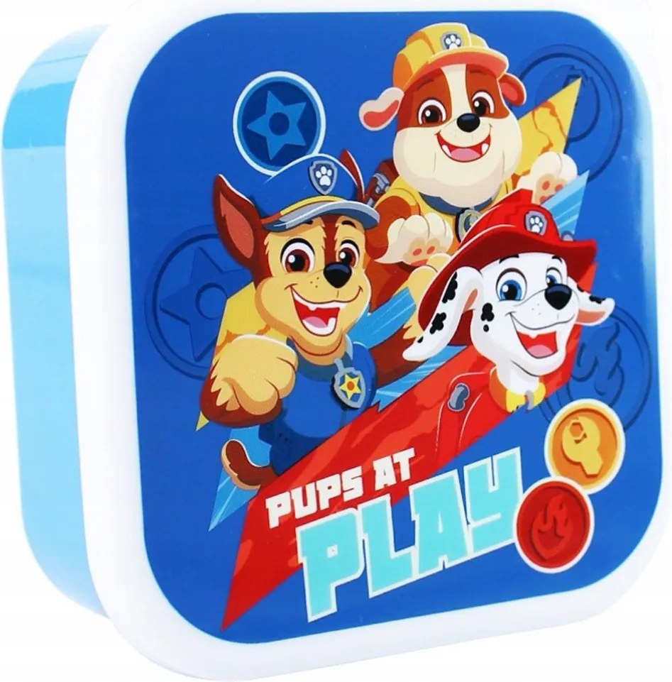 Svačinové boxy Tlapková patrola - Pav Patrol - sada 3 ks