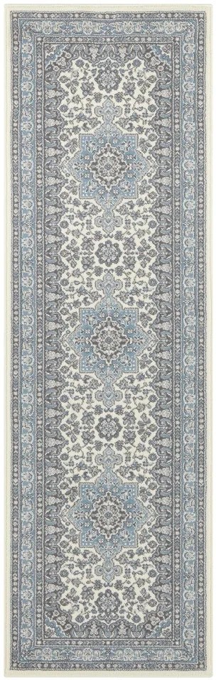 Nouristan - Hanse Home koberce Kusový koberec Mirkan 104442 Cream/Skyblue - 80x250 cm