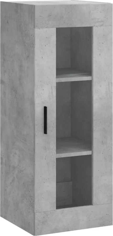 Skříň highboard betonově šedá 34,5x34x180 cm kompozitní dřevo 3199509
