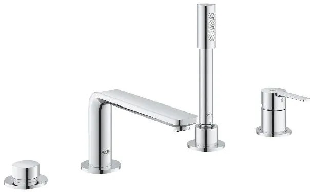 Grohe Lineare - Baterie na okraj vany, 4-otvorová instalace, chrom 19577001