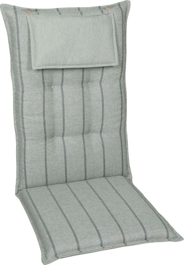 Go-De Textil Go-De Zahradní poduška, oboustranná. (vysoká opěrka, 2 kusy, šedohnědá)