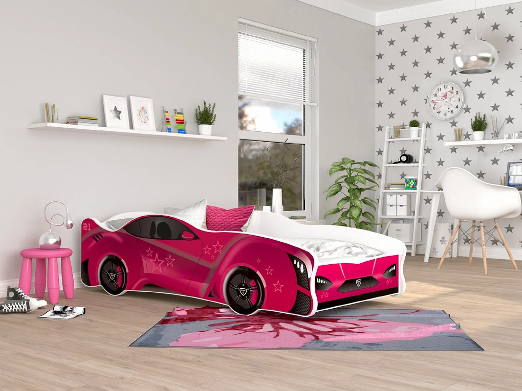 Svět pokojů Dětská postel auto 160 - (18) Matrace: Ano